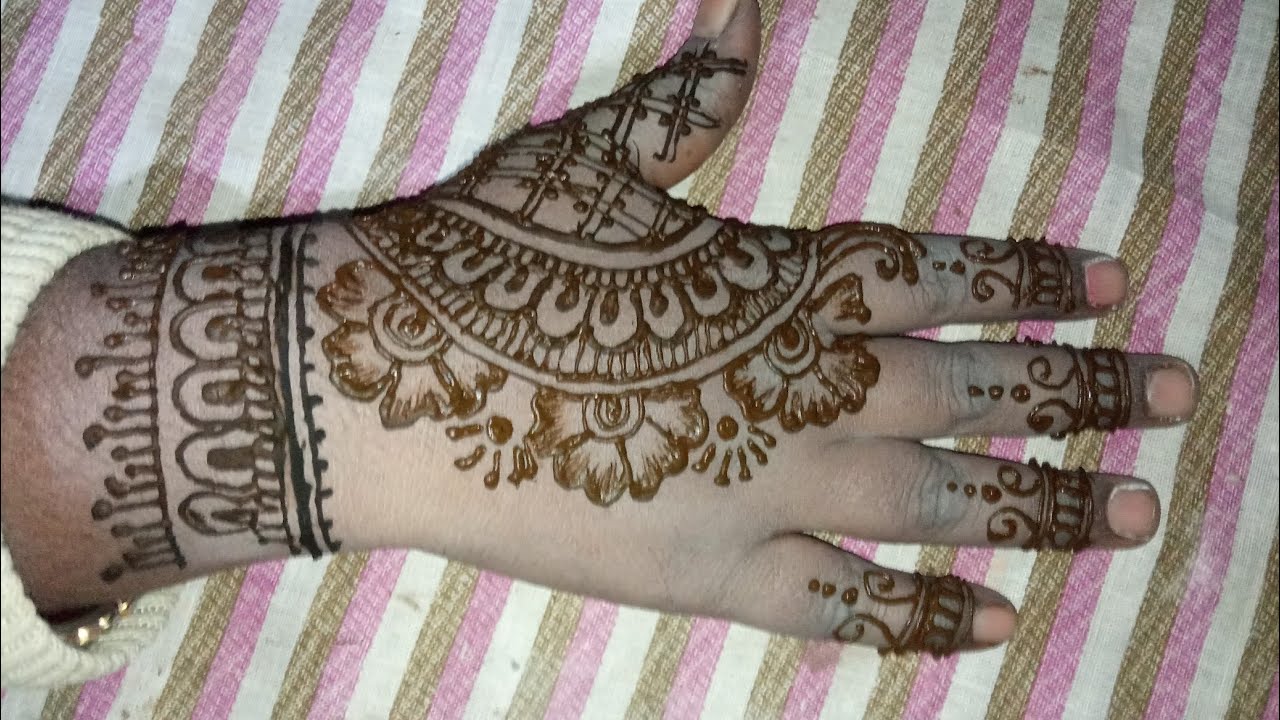 new face back hand mehandi degin special new styles mehandi degin ...