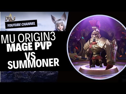 MU Origin 3| M5 Rune Mage Vs M6 summoner Epic PvP - YouTube