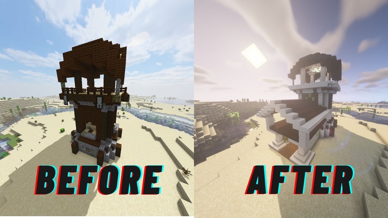 minecraft Before/After !!!! - YouTube