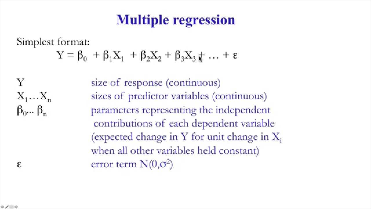 Multiple Regression In R Part 1 Theory YouTube multiple-regression-in-r-part-1-theory-youtube