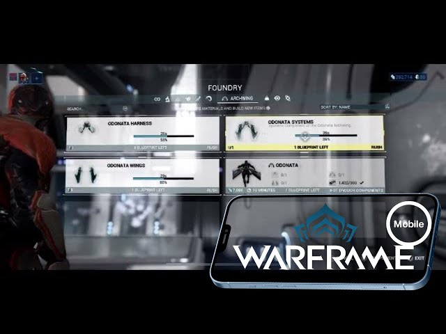 Odonata Archwing Gameplay Venice Warframe Guide: How To Craft Odonata