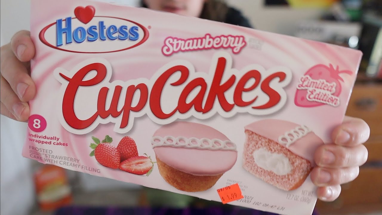 Hostess Strawberry Cupcakes