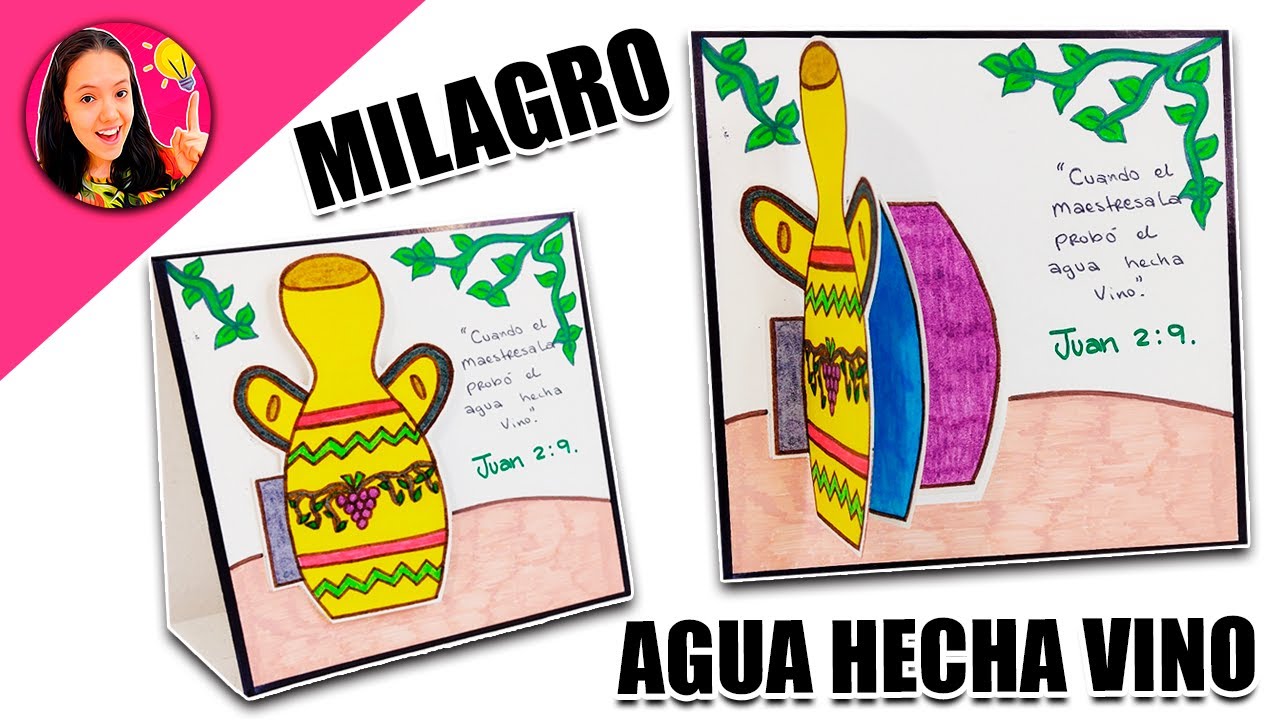 Idea Bíblica Jesús Convierte el Agua en Vino / Las Bodas de Caná - YouTube