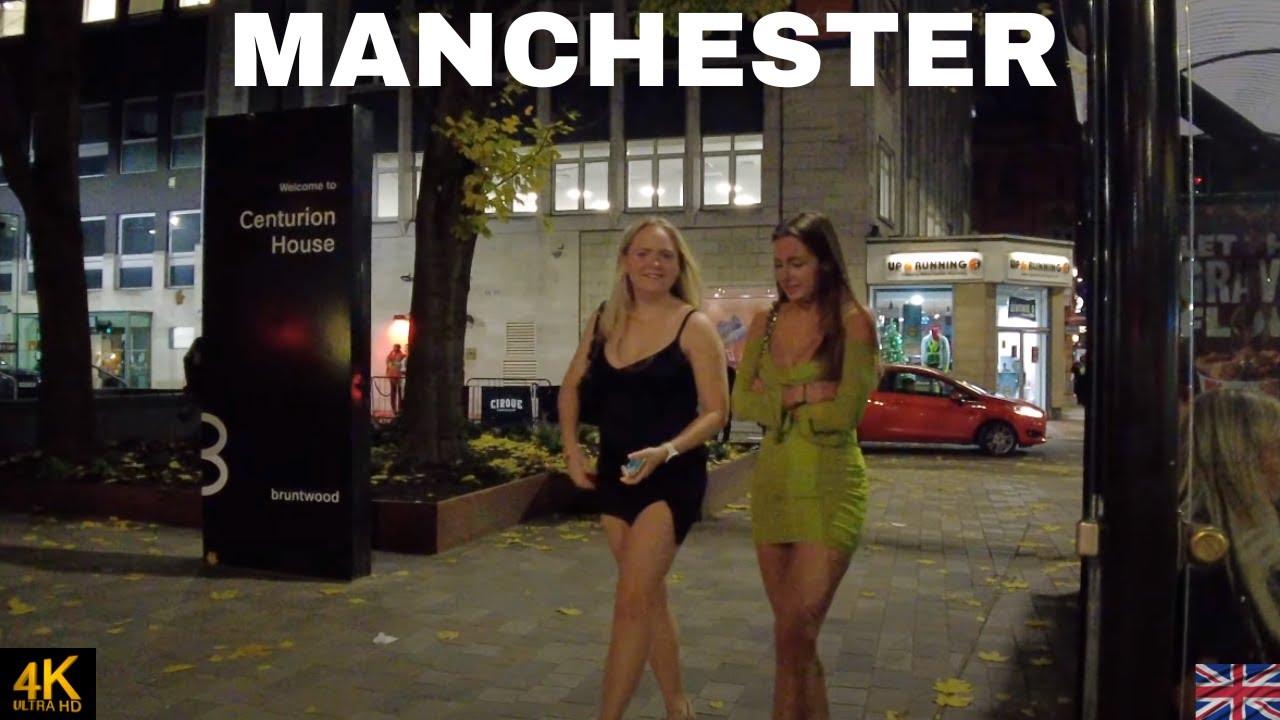 MANCHESTER WALKING TOUR NIGHTLIFE - YouTube