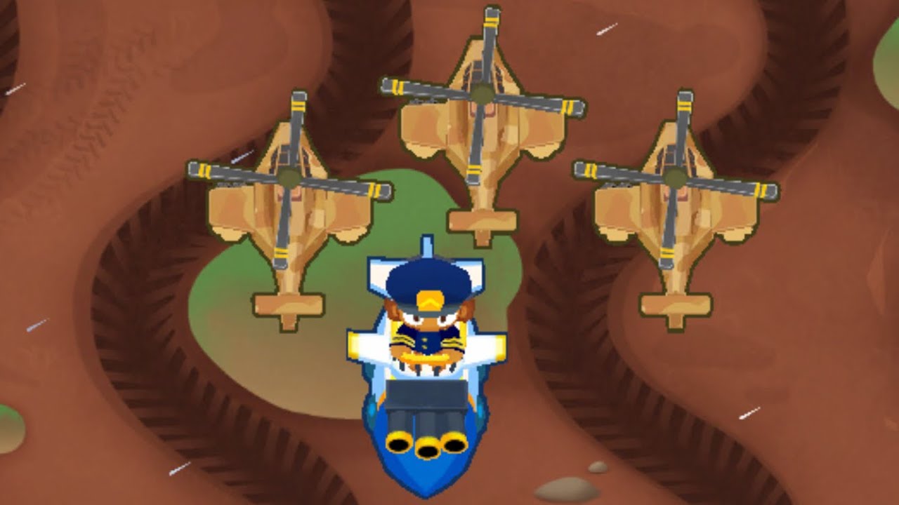 BTD6 - Muddy Puddles CHIMPS with Comanche Commander - YouTube