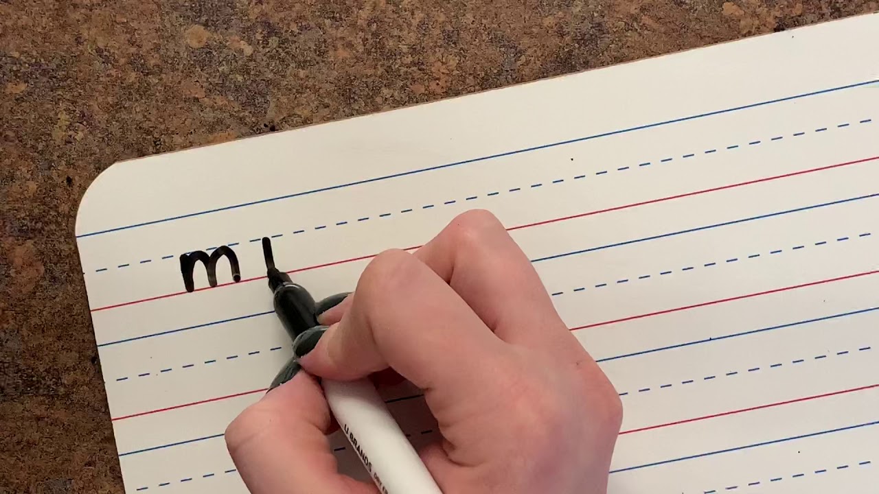 Letter Formation - m - YouTube