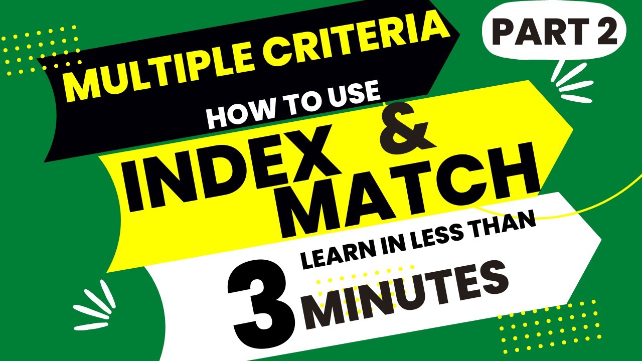 indexmatchexcel indexmatch INDEX MATCH EXCEL MULTIPLE CRITERIA YouTube indexmatchexcel indexmatch INDEX MATCH EXCEL MULTIPLE CRITERIA YouTube