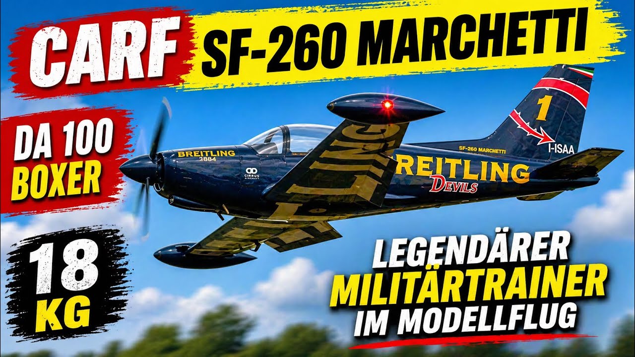 SIAI SF-260 Marchetti von CARF | Militärtrainer im Maßstab | Pilot ...