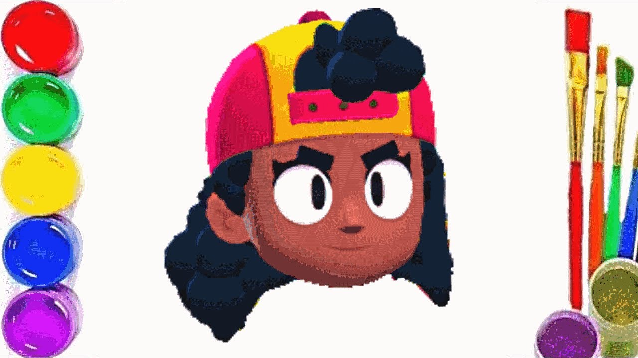 How to Draw Legendary Brawler Meg | Brawl Stars Easy Drawing | Step-by ...