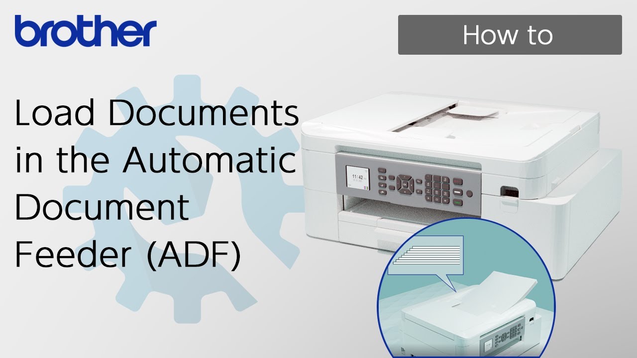 Load Documents in the Automatic Document Feeder (ADF)[Brother Global ...