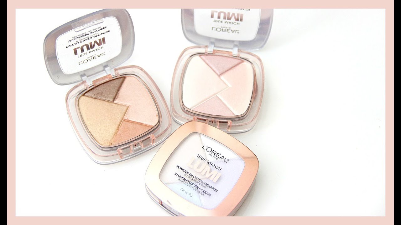 Review: L'Oreal Lumi Powder Glow Illuminators | erisaxo - YouTube