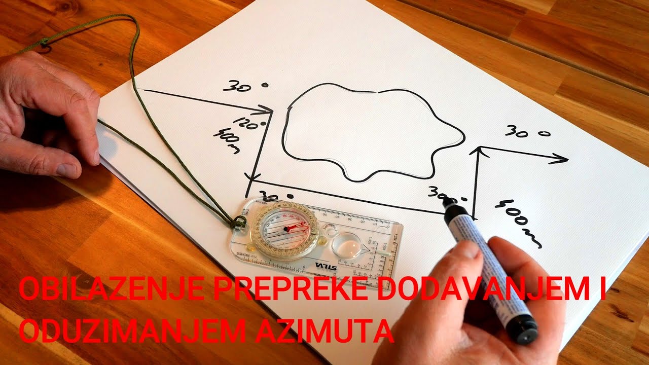Obilazenje prepreke dodadavnjem i oduzimanjem azimuta - YouTube