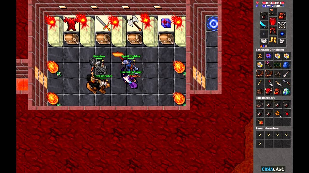 Tibia: Annihilator by 4 mages (Berylian Friends) - YouTube