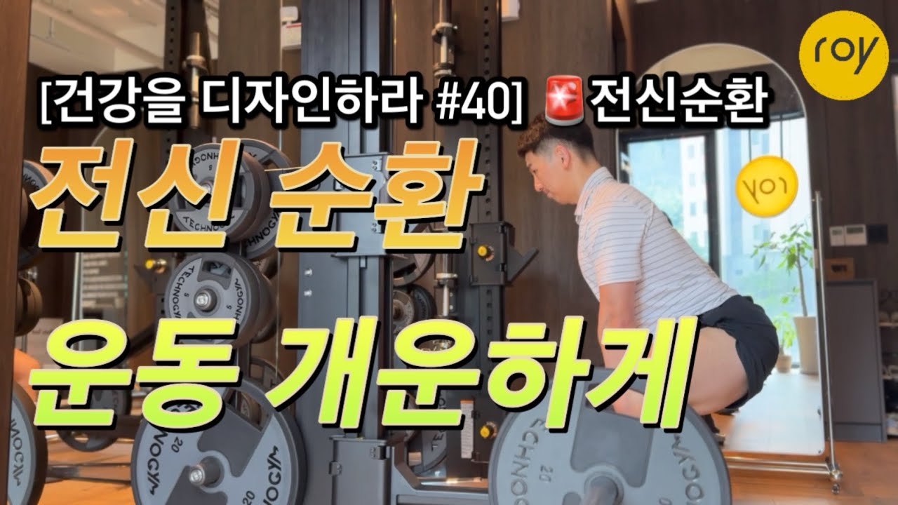 건강을 디자인하라 40 하루 운동 대근육 전신 순환 운동 벤치프레스 스모데드리프트 인클라인 레그레이즈 디클라인