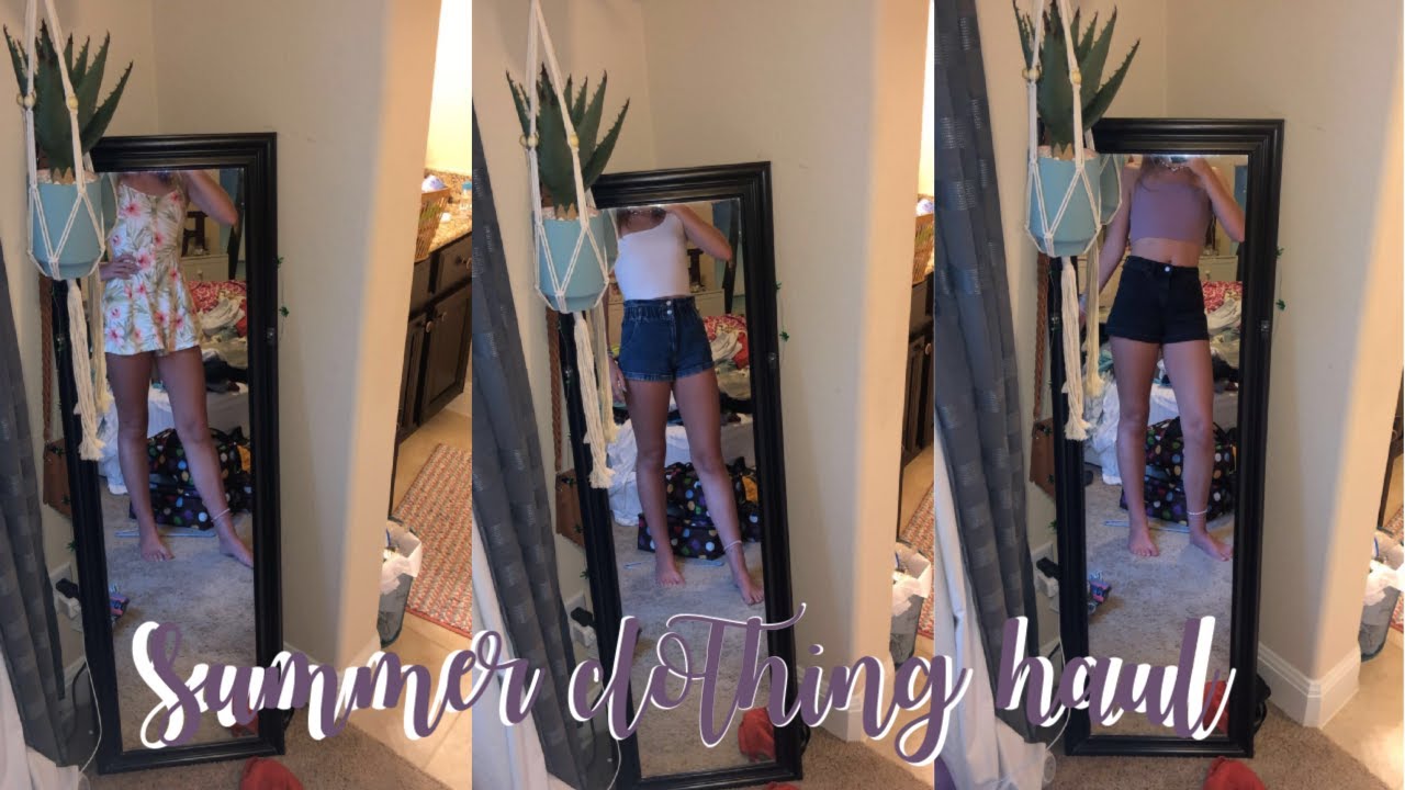summer clothing haul 2019 - YouTube
