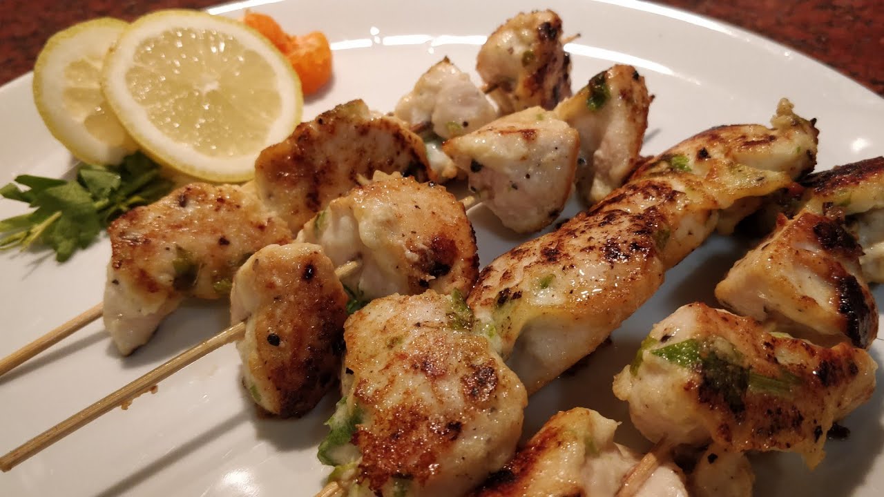 Murgh Malai Kebab Restaurant Style 🤤 | Smokey and Juicy Chicken Kebab ...