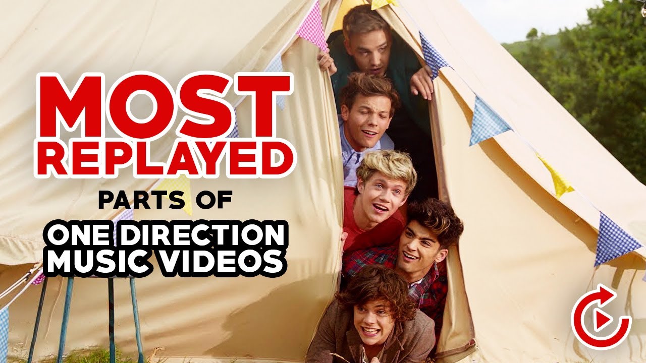 Most Replayed: All One Direction Music Videos - YouTube