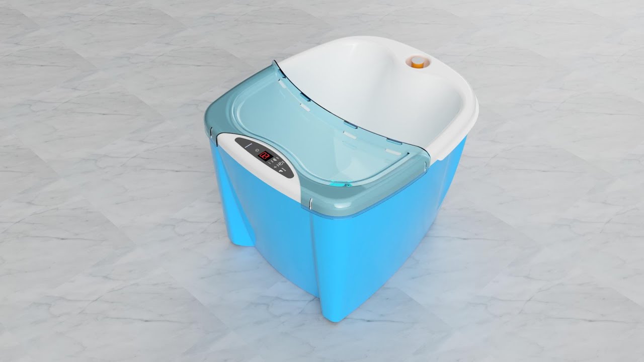 Footspa Product Design | Exploded View Animation | 3D Print & Injection ...