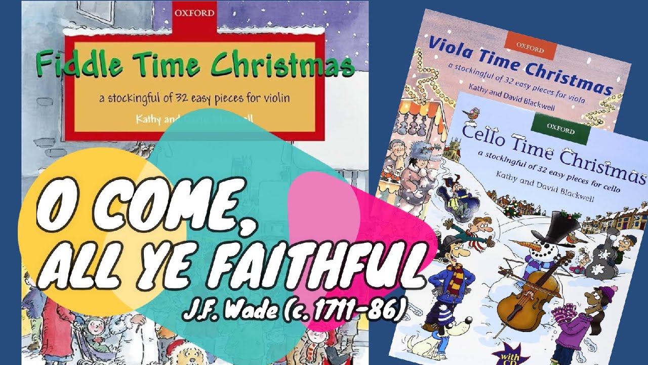 O Come All Ye Faithful (duet) | Fiddle Time Christmas | Viola Time ...