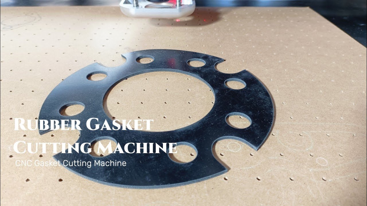 Gasket Cutting Machine for Rubber - YouTube