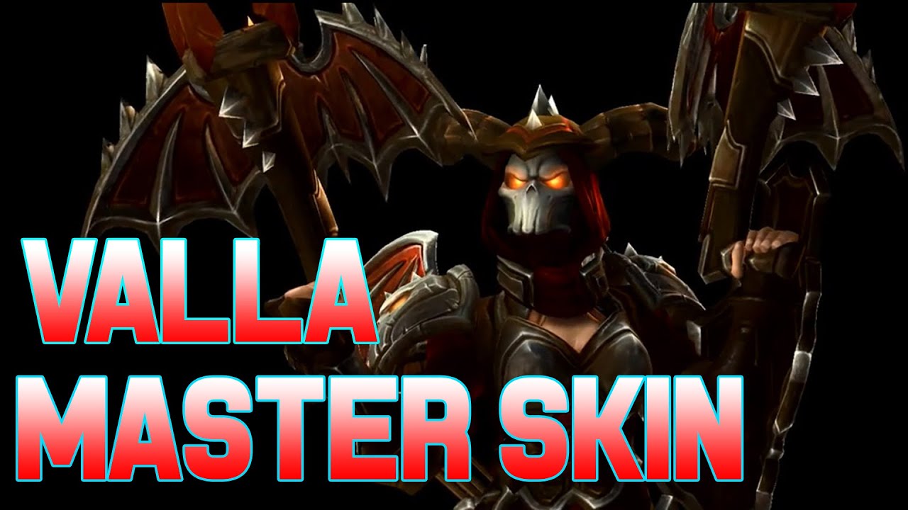 Valla MASTER SKIN Gameplay - Heroes of the Storm HD FR - YouTube