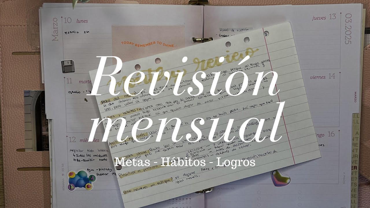 ⏳ Revision mensual efectiva 📆 - Paula's Theory - YouTube