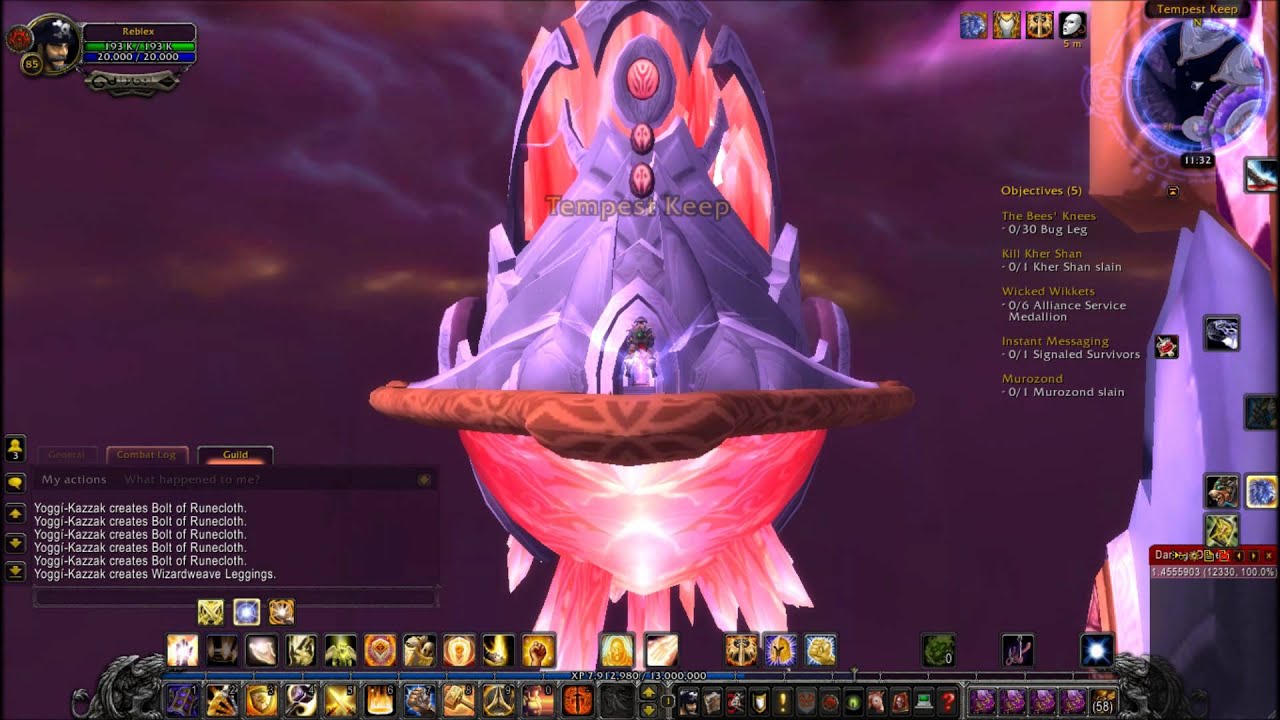 World Of Warcraft The Arcatraz Entrance - YouTube