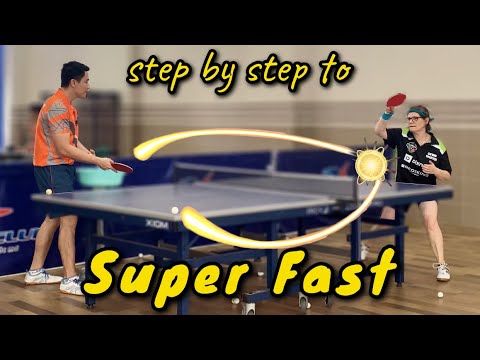 How to make Forehand Topspin Against Backspin with short pips super ...
