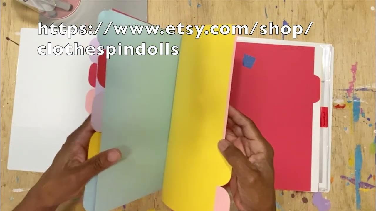 Learn How to Make file folder dividers with tabs - YouTube