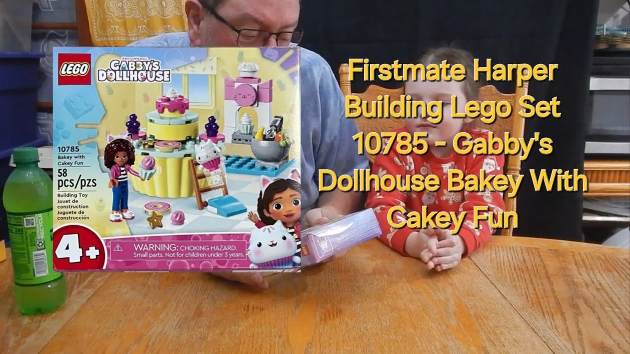 Firstmate Harper Building Lego Set 10785 - Gabby's Dollhouse Bakey With ...