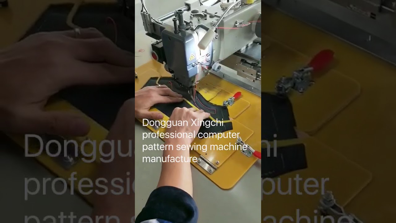 Shoes surface computer pattern sewing machine XC-3020R - YouTube