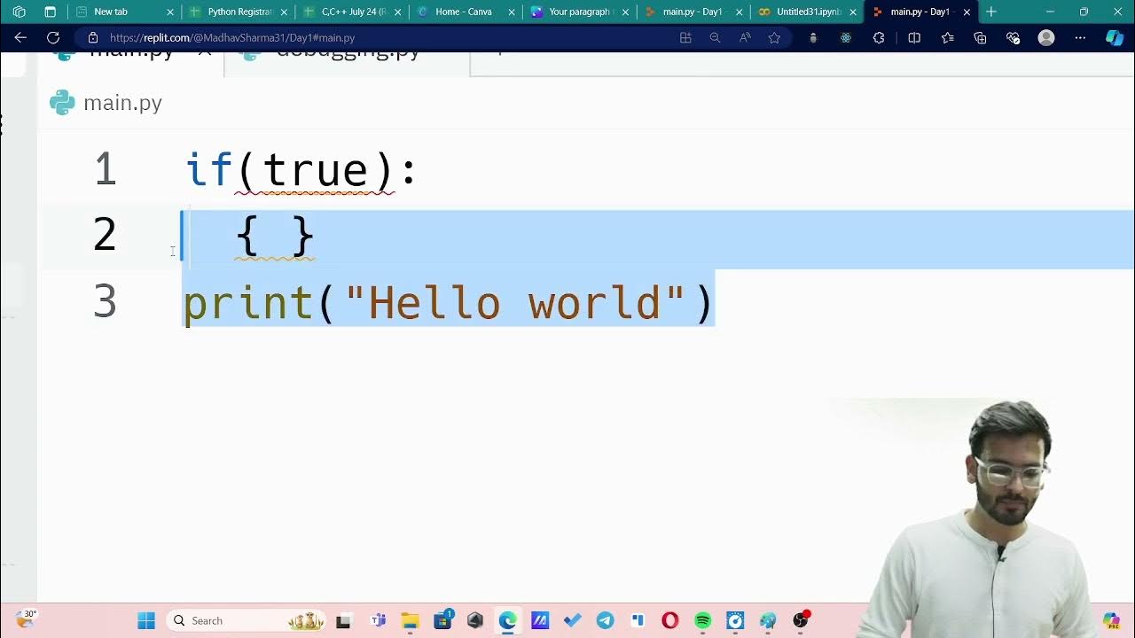 print() & input() function in Python | Day 1 |part 2 - YouTube