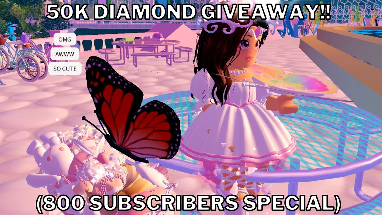 *CLOSED* 50K DIAMOND GIVEAWAY!! (800 SUBCRIBER SPECIAL) | Roblox Royale ...