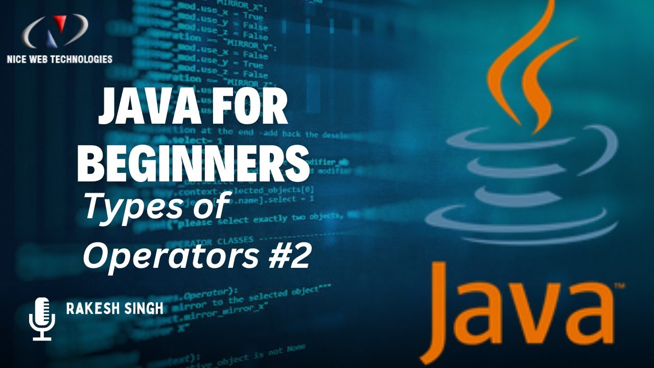 Java Programming Javaoperators Youtube