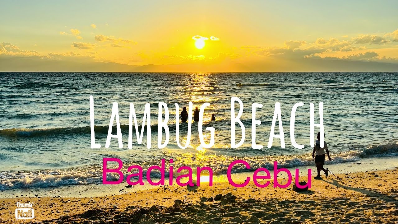 Lambug Beach Badian Cebu - YouTube