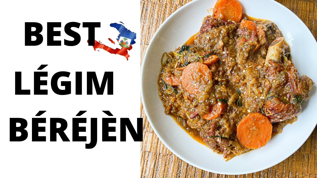 THE BEST LEGIM BEREJEN RECIPE (HAITIAN EGGPLANT STEW) - YouTube