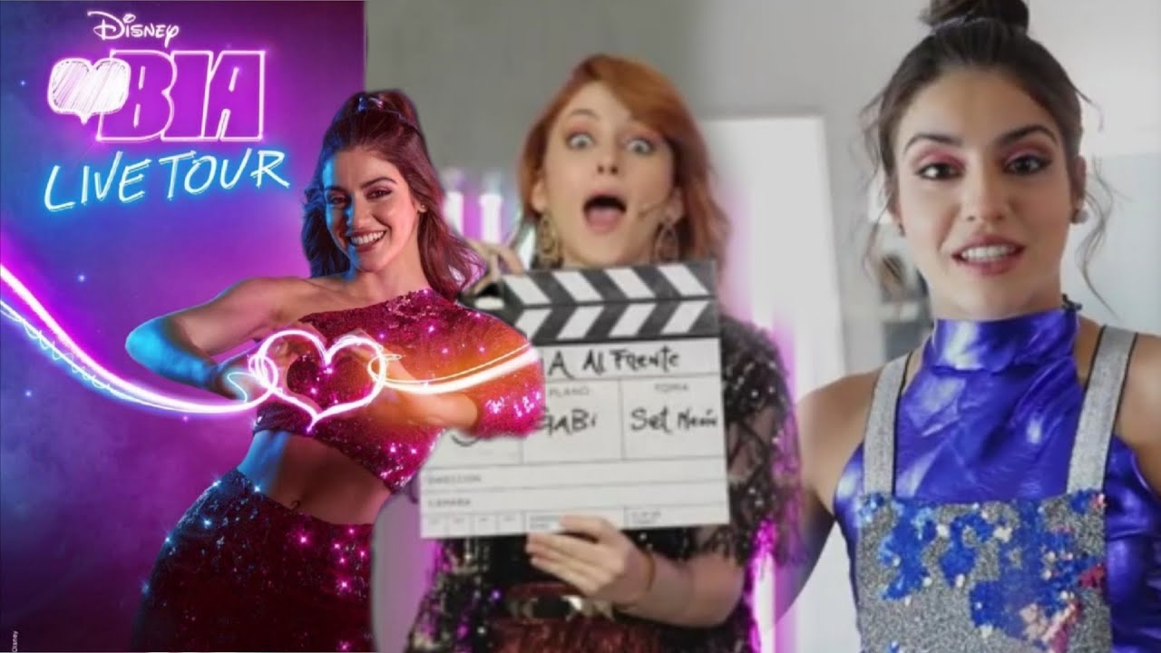 Bia Live tour - Bstage Shooting - Disney Bía yt sing along - YouTube