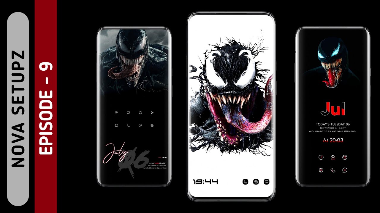 venom setup best nova launcher setup with backup file 2021 | venom kwgt ...