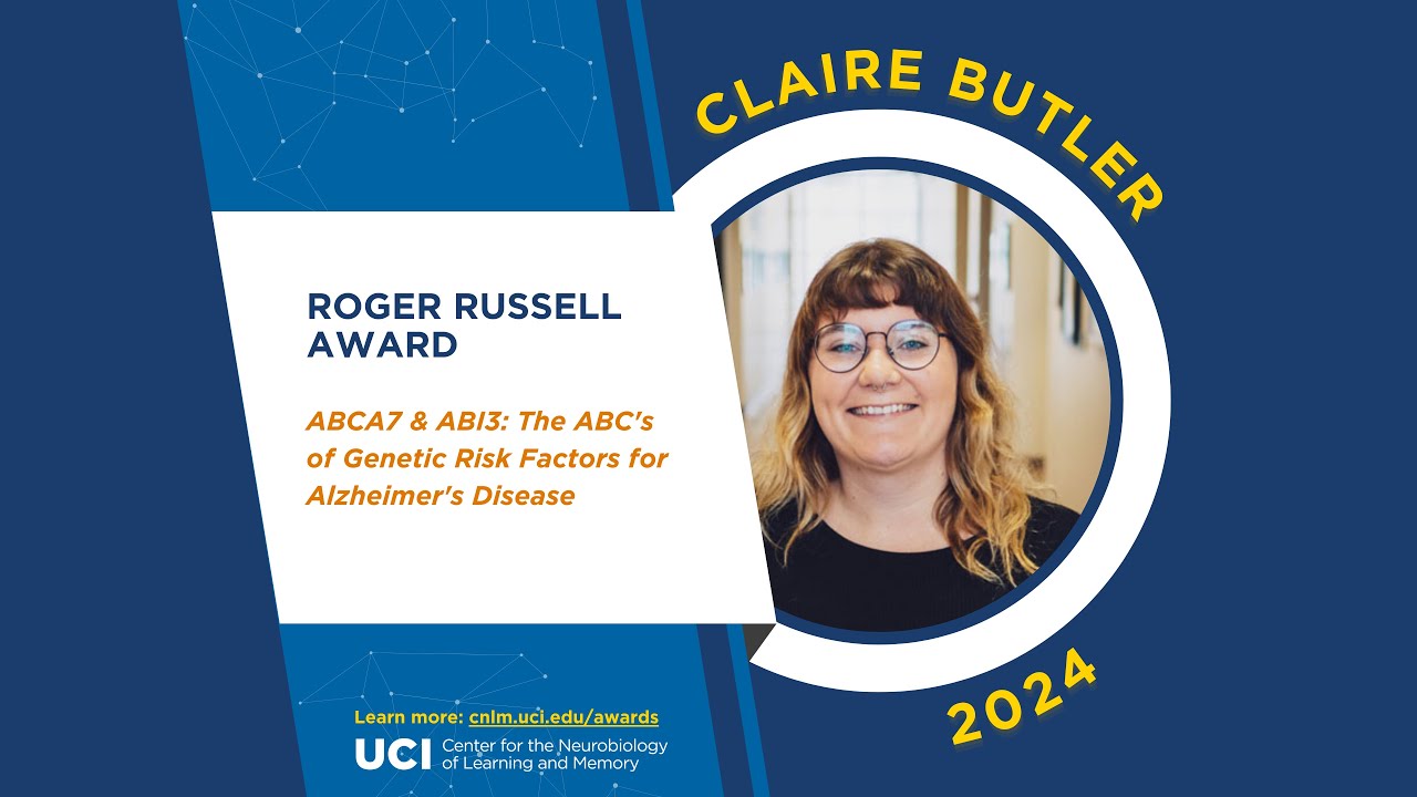 Claire Butler, Ph.D. - ABCA7 & ABI3: The ABC's of genetic risk factors ...