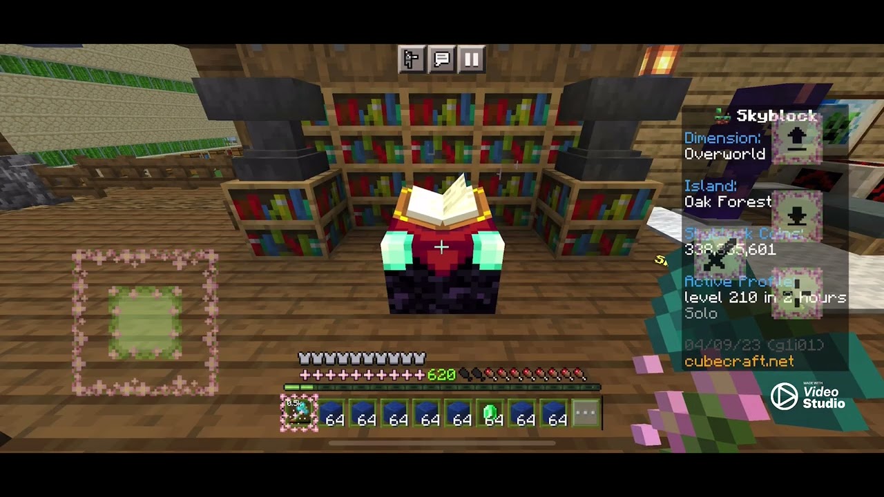 Enchanting Woodcutting Diamond Axe to Level 30 and 31 in CubeCraft Skyblock. - YouTube