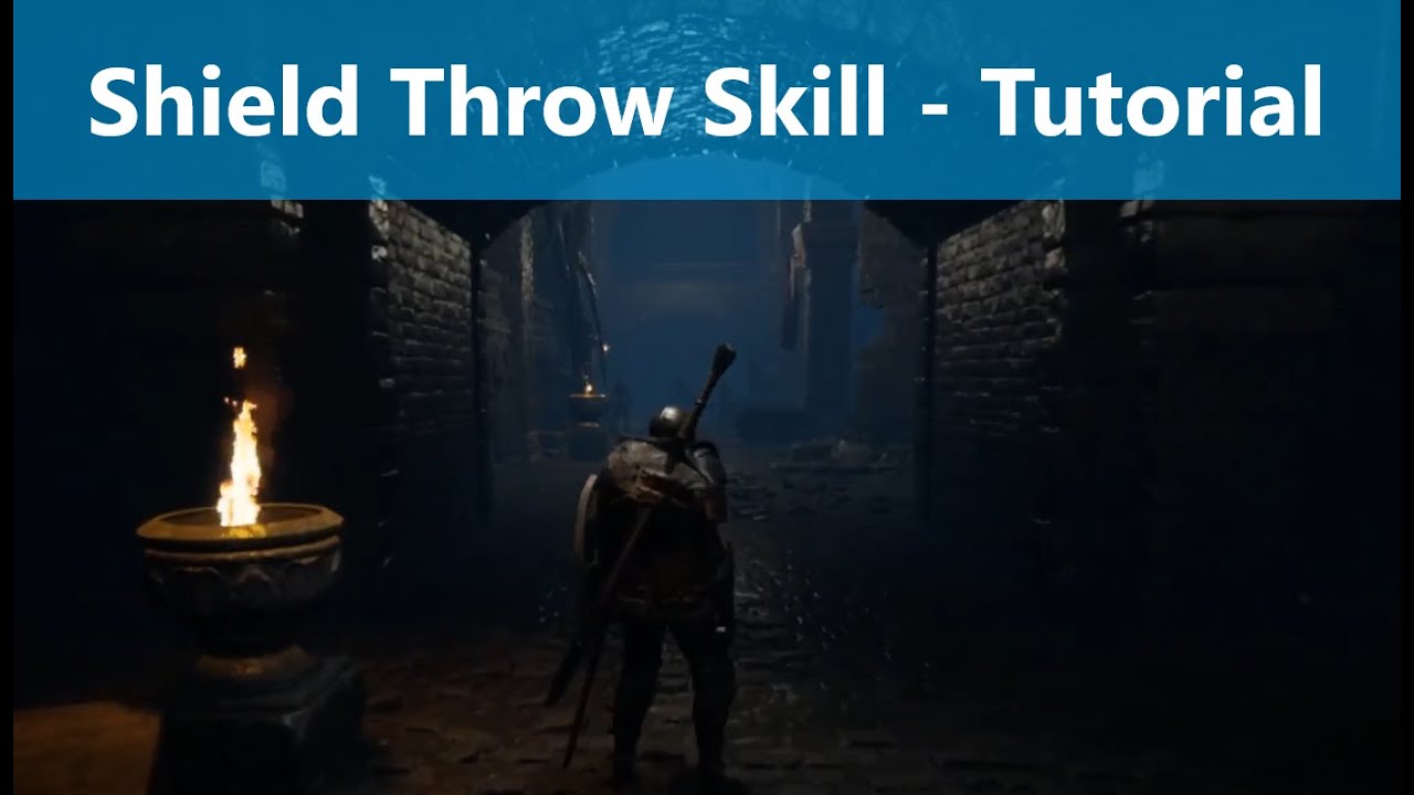 UE4 - How I made my shield throw skill - YouTube