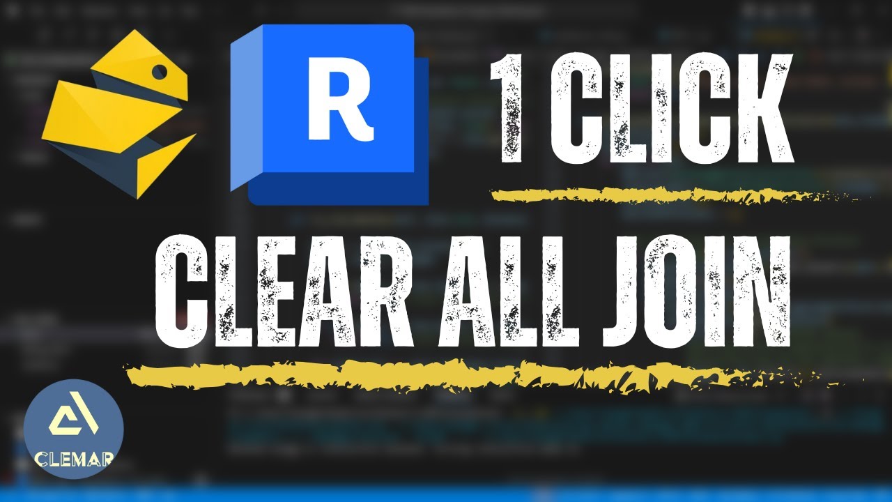 Unjoin All Elements Before Auto-Join in Revit (1-Click Clean-up + Free ...