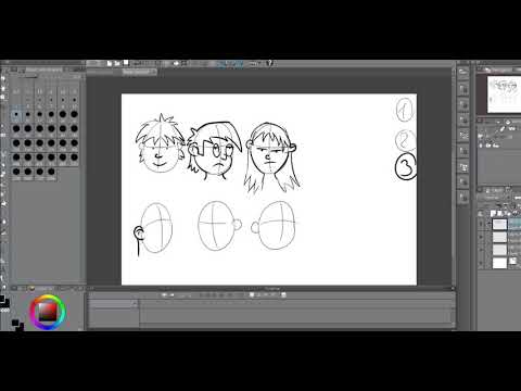 How to Draw : Cartoon Hair (Clip Studio Paint) - YouTube
