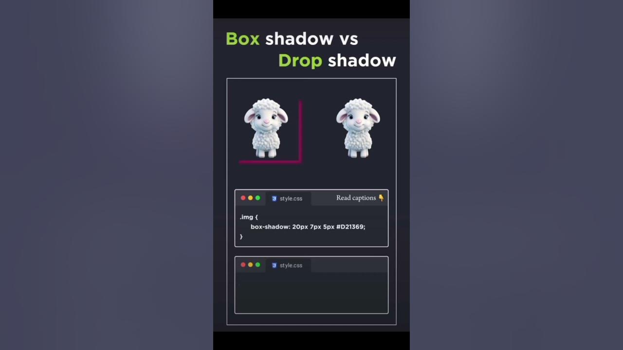 Box Shadow Vs Drop Shadow Css Coding Csscoding Youtube