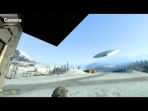 UFO caught on camera in gm_boreas - YouTube