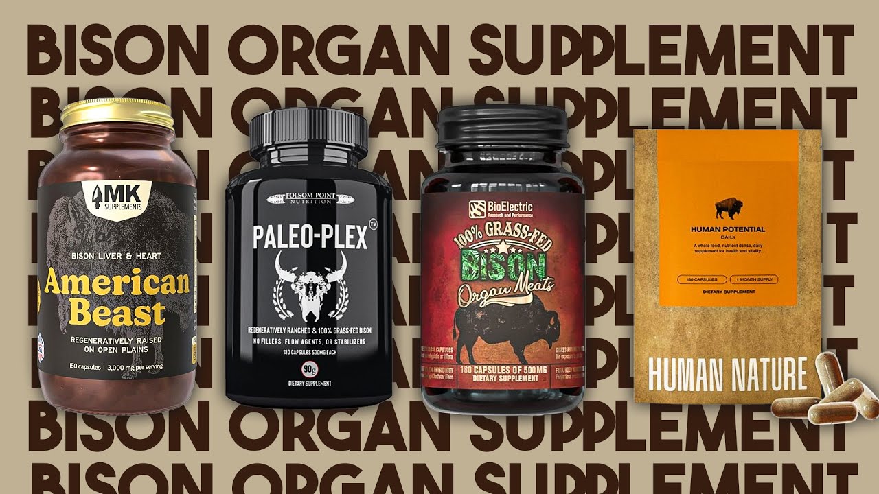 Top 4 BISON Organ Supplements [Freeze-Dried, Pasture-Raised] - YouTube