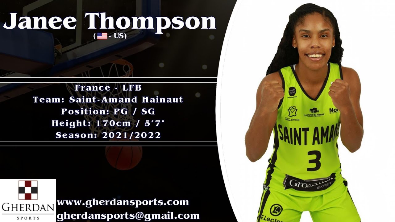 Janee Thompson Highlights 2021/2022 Season - YouTube
