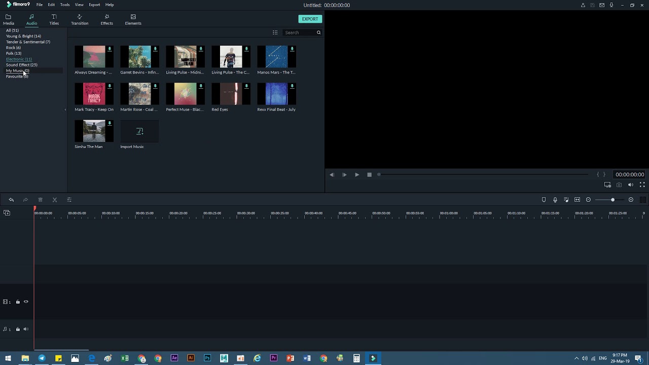 The Filmora Software Interface Overview រៀនកាត់ ត Videos Part1 - YouTube