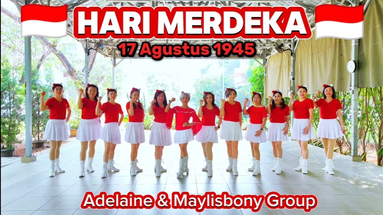 Hari Merdeka 17 Agustus 1945 - Line Dance - YouTube