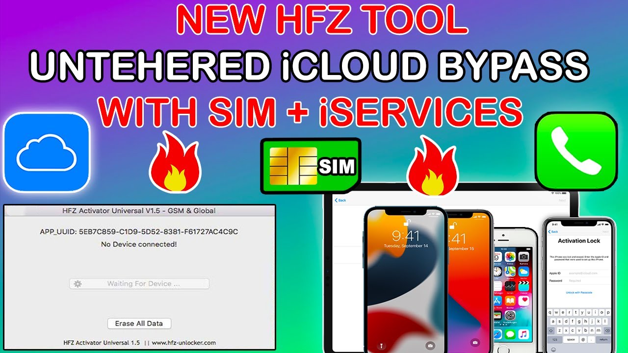 🔥 (2022) NEW Untethered iCloud Bypass With Sim/Signal/Network | iCloud ...
